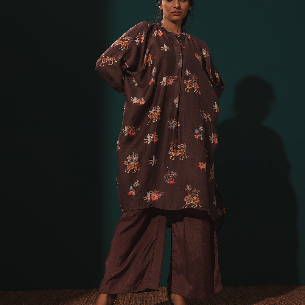 Linen Tunic Set – Ikkat Door